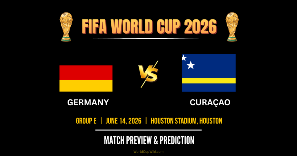 Germany vs Curaçao World Cup 2026: Preview, Prediction & Analysis